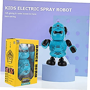 Toyvian 1pc King Robot Puppy Toys for Kids Mini Toy Robot for Kids Child Robot Toy Robotic Toy Kids Robot Toy Birthday Present Child Plastics, Electronic Components Blue Desktop