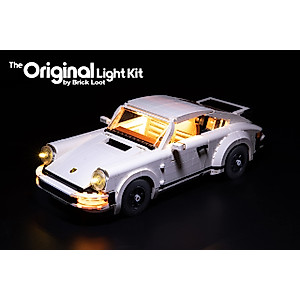 Brick Loot Deluxe LED Lighting Light Kit for Your LEGO Porsche 911 Set 10295 - (Note: Model is NOT Included)