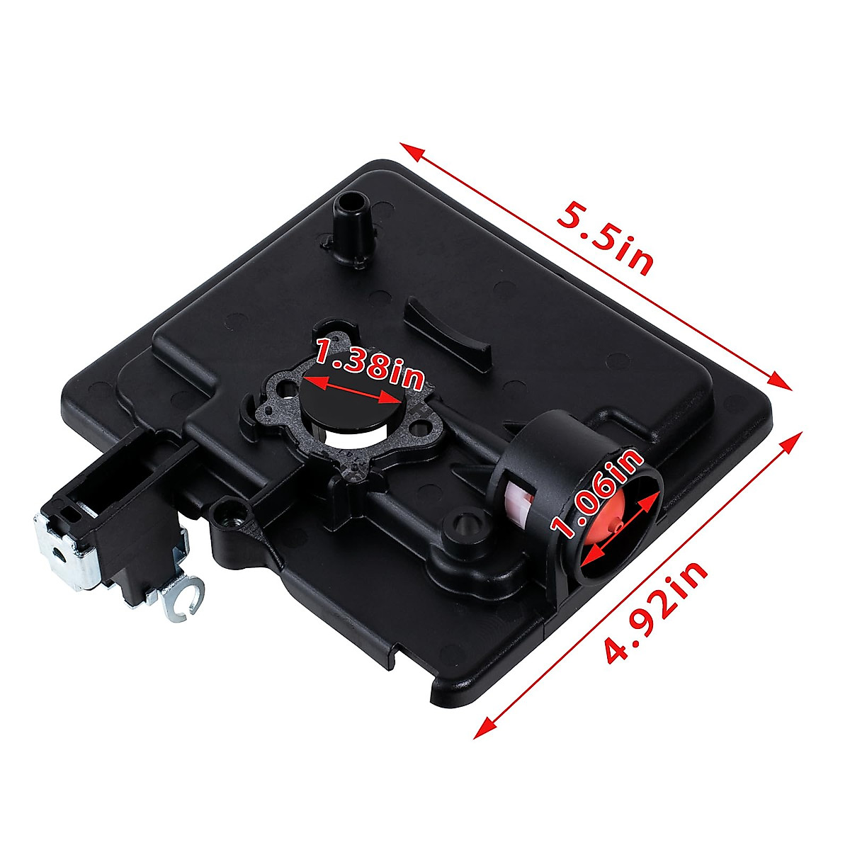 Ceukius 692298 Air Cleaner Cover & 795259 Air Cleaner Primer Base for Most 122000 124000 Quantum 6HP Vertical 6.25HP 5HP 6.75HP 190CC Engine with 491588S Air Filter