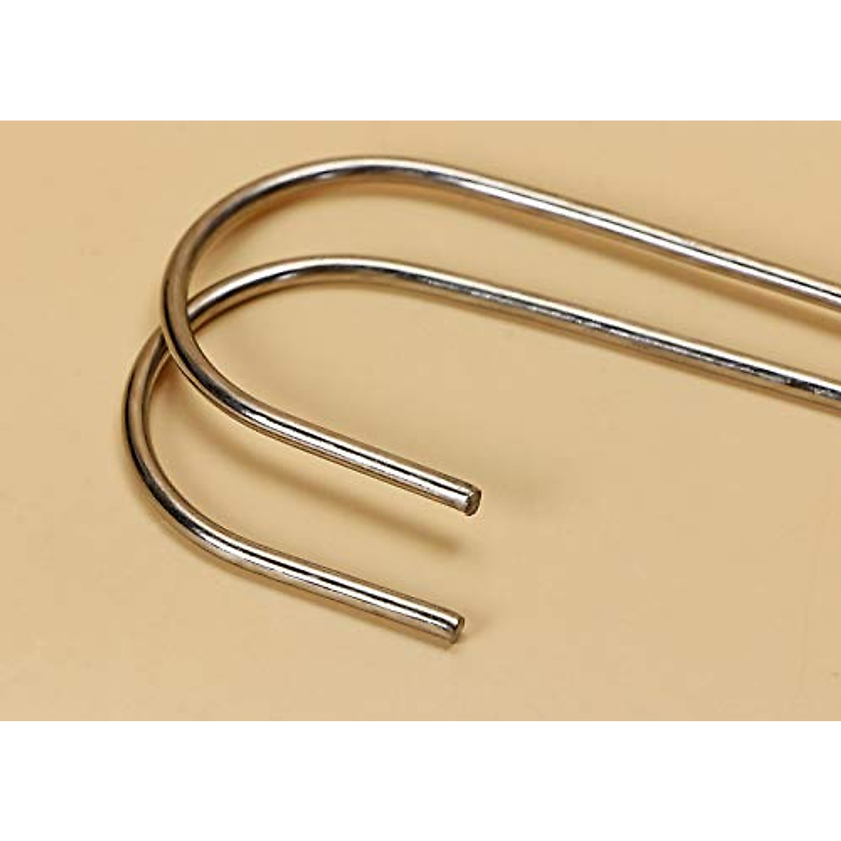 ONLYKXY 4.5 Inch Meat Hook, 20 Pieces Meat Hooks for Butchering Hanging Beef, Stainless Steel S Hooks Utility Hooks for Meat Processing (20)