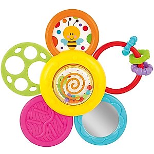KiddoLab Infant Spin, Rattle and Teether Toy. Baby Multi-use Toy for Better Relaxation and Sleep - Activity Toy for Babies and Toddlers, Develops Fine Motor Skills. Age: 6-12 Months Old and Up