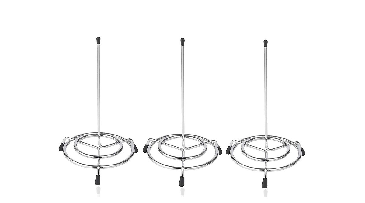 1InTheOffice Wire Receipt Spindle 3-Pack - Chrome Holder