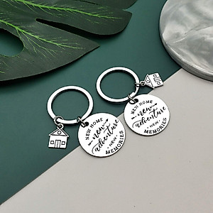 Vadaka for 2024 New Home Keychain Gift Housewarming Gift Realtor Closing Gift for New Homeowners First Home Gift New Neighbor Gift New House Keychain Keyring for New Home Owners