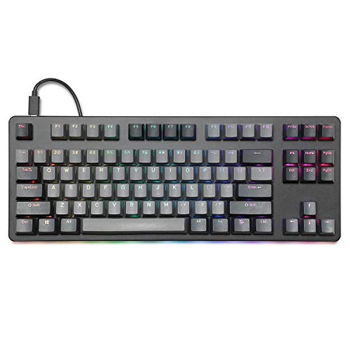 DROP CTRL Mechanical Keyboard — Tenkeyless TKL (87 Key) Gaming Keyboard, Hot-Swap Switches, Programmable Macros, RGB LED Backlighting, USB-C, Doubleshot PBT, Aluminum Frame (Cherry MX Brown, Black)