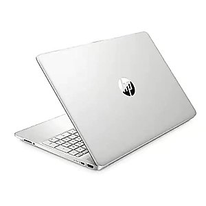 HP 15.6 HD Touchscreen Laptop, AMD 8-Core Ryzen 7 5700U, 12GB DDR4 RAM, 256GB SSD, AMD Radeon Graphics, Wi‑Fi 6, Bluetooth 5.2, Windows 11 Home, Silver, Bundle with TSBEAU USB Hub + USB Light