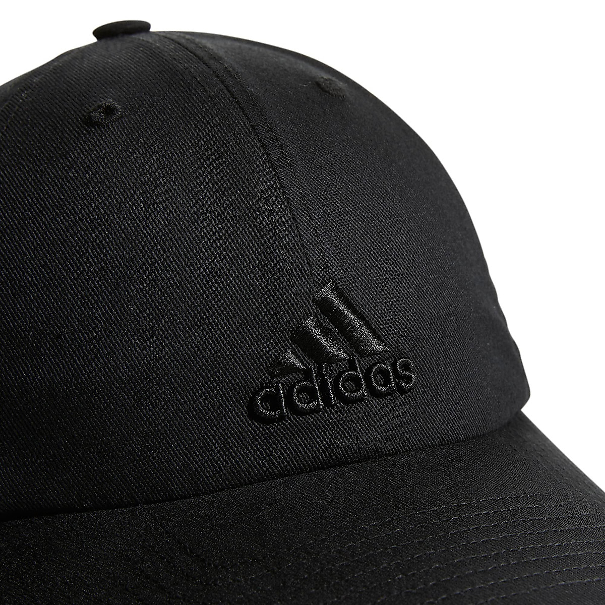 adidas Women's Saturday Relaxed Fit Adjustable Hat, Black, One Size, 975318