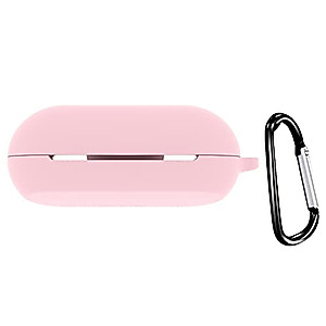 HEVIRGO Earbuds Case High Toughness Wireless Earphone Full Protective Cover Convenient Pink
