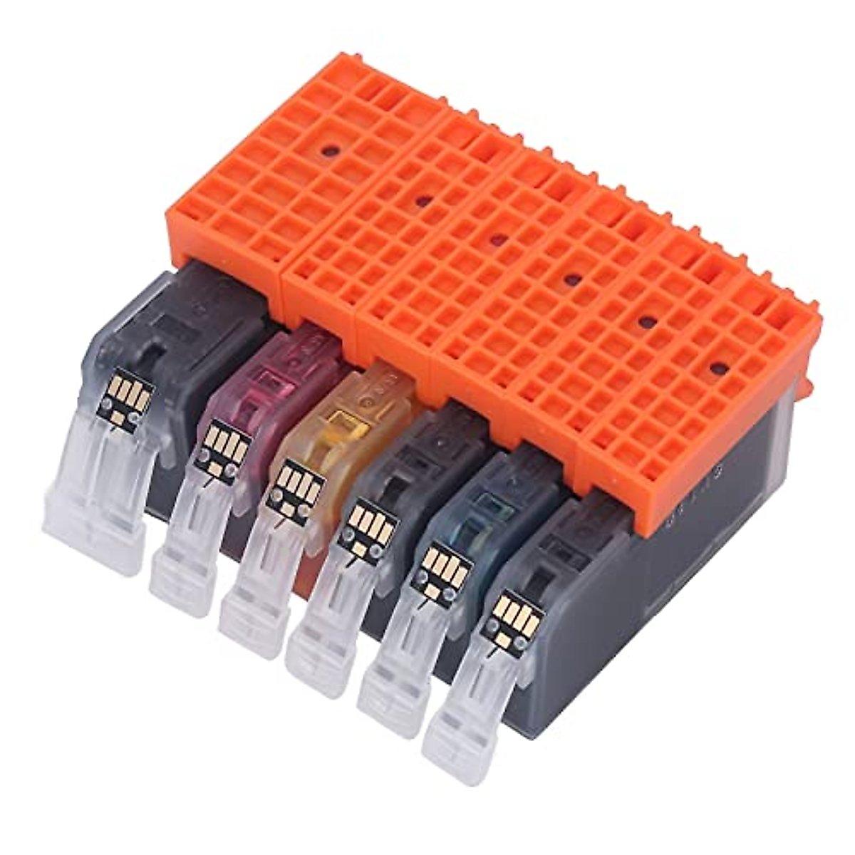225-226 Ink Cartridge, Output Large Capacity Colorful Cartridge Combo Pack, for PIXMA IX6520 IP4820 IP4920 (BK BK C M Y GY 6 Colors)