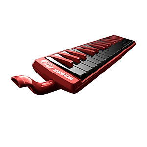 Hohner 32F 32-Key Piano-Style Fire Melodica, Red