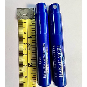 Hanae Mori MAGICAL MOON Eau de Toilette EDT Perfume for Women ~ .04 fl. oz. / 1.2 ml Sample Spray Vial x 2