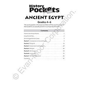History Pockets: Ancient Egypt - Grades 4-6+