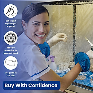 Bella Bora Still Air Box Mycology (Sturdy) Mushroom Grow Box Alt to Laminar Flow Hood Fume Hood for Lab Mycology Supplies by USA Mycologists V2 (Large)