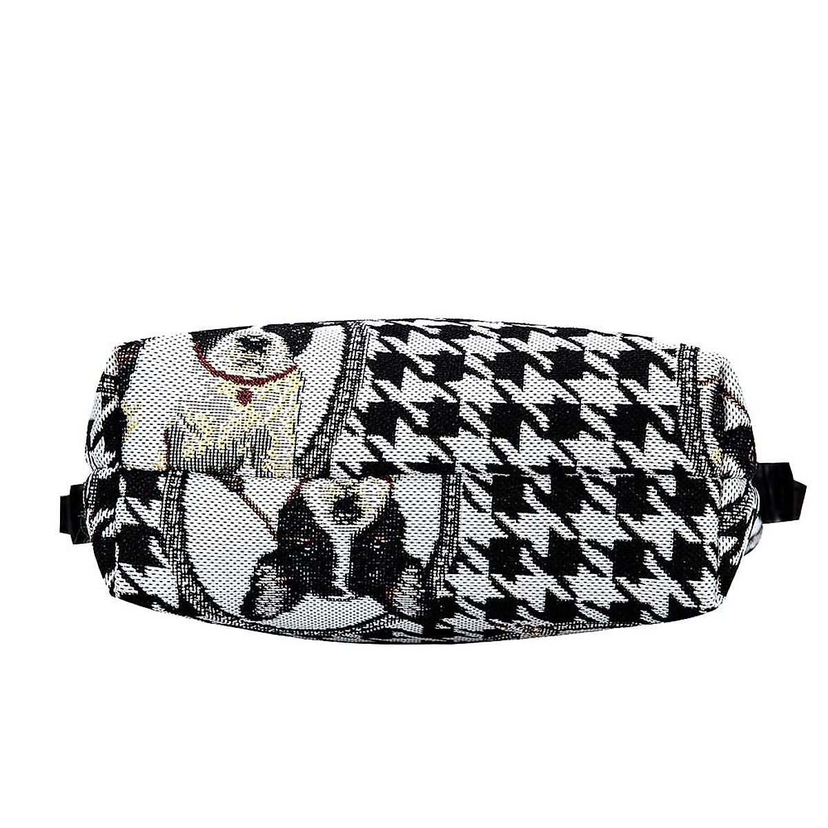 Signare Tapestry Small Crossbody Bag Sling Bag for Women with French Black and White Bulldog Design (SLING-FREN)