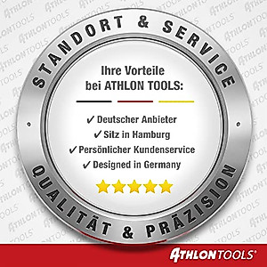 ATHLON TOOLS Aluminium Hand Truck Foldable Hand cart - Smooth-Running Wheels with Soft treads - incl. 2 Expanding Cords