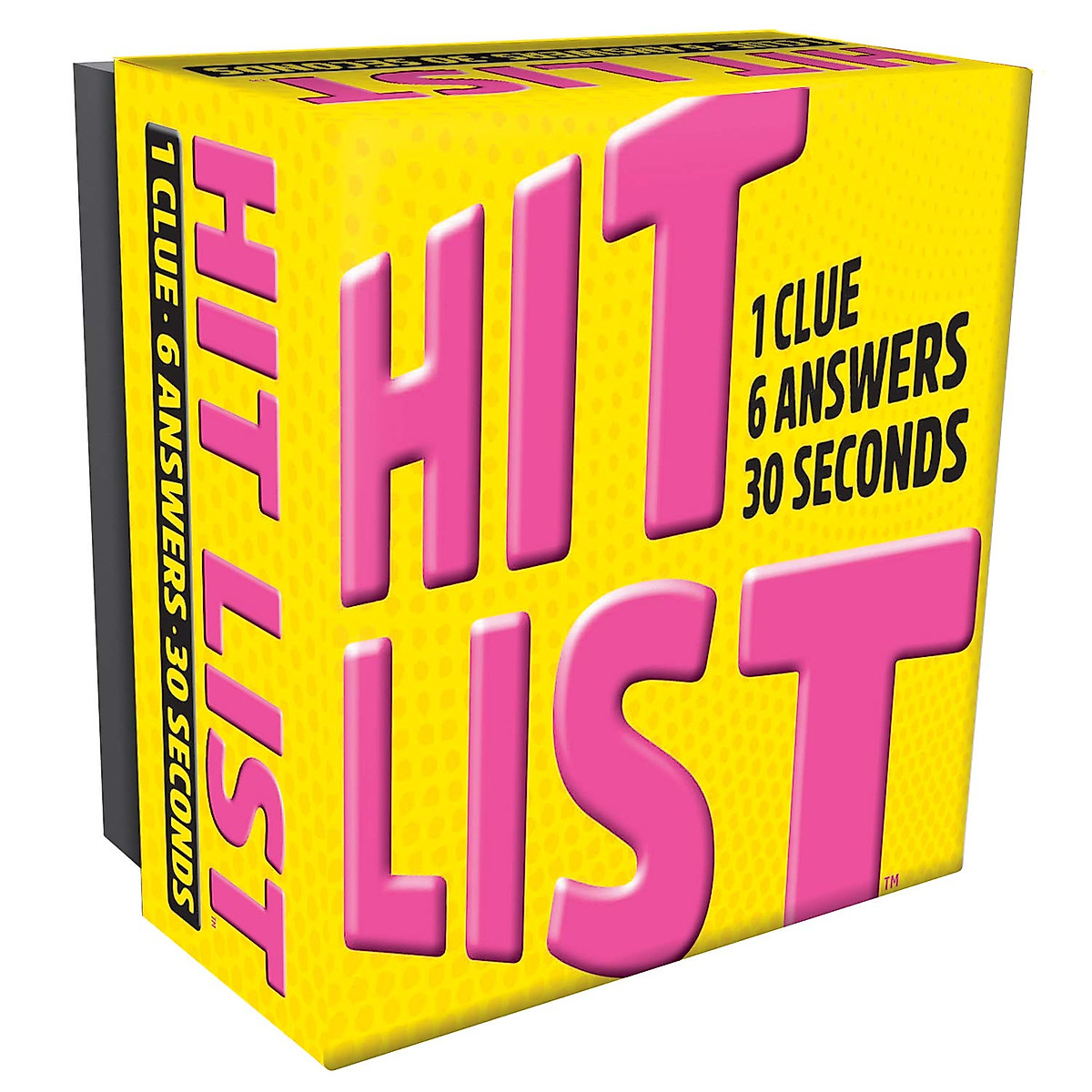Gamewright - Hit List - 1 Clue, 6 Answers, 30 Seconds, Yellow