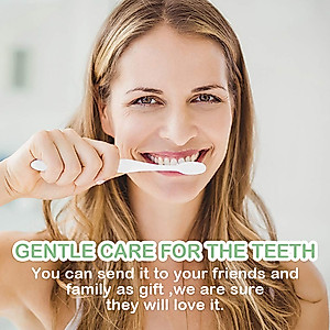 EasyHonor Extra Soft Toothbrush for Sensitive Gums, Micro Fur Manual Toothbrush with 20000 Soft Floss Bristle for Pregnant Women, Elderly, Braces and Gum Recessions, Protect Fragile Gums (6pcs)