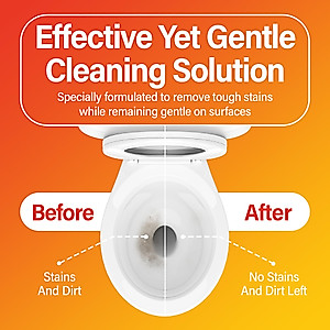 NeverScrub! Self Cleaning Toilet System - Automatic Toilet Bowl Cleaner with Starter Cartridge, Lasts Up 3 Months Continuous Cleaning - Refillable Toilet Bowl Cleaner for Stains, Rings, and Odor