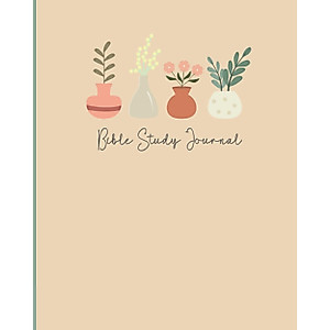 Bible Study Journal: 8" x 10" Church Notes Notebook, Bible Journal for Women and Bible Notebooks for Note Taking