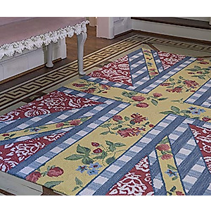 Madcap Cottage Summer Garden Think of England Area Rug, 5' X 8', Multi