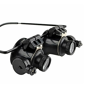 CW New 20X Magnifying Magnifier Glasses Magnifaction Jeweler Watch Repair LED Light,Package Ship from USA