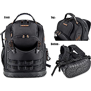 77-Pockets Tool backpack, Tool backpack for men, HVAC tool bag backpack, Electricians backpack tool bag, Large electrician backpack, Tool backpack for electricians, Tool backpack for construction