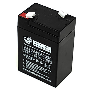 (3 Pack) ELB-0604 Battery ELB0604 SLA Sealed Lead Acid 6V4.5AH for Exit Sign Emergency Light 6V 4.5AH Battery UB645 SLA0905 AH 4.0 AMP Hour 120255