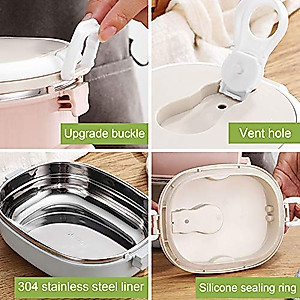 Thermal Lunch Box, Portable Bento Box, for Home School Travel Work(Single layer)