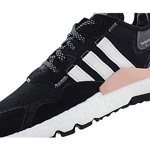 adidas Originals Nite Jogger Womens Shoes Size 9, Color: Black/Pink/White-Black