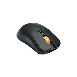 Fnatic Bolt Black Wireless Gaming Mouse - Pixart 3370 Sensor, 69g, WiFi & Bluetooth Battery Life 110-210h, USB-C Charging, Kailh GM 8.0 Switches, 4 Profiles & DPI Stages, Virgin PTFE Skates (Windows)