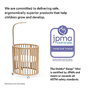 Stokke Sleepi Mini Mesh Liner, White - Breathable 3D Mesh for Safe Sleep - Compatible with Stokke Sleepi Mini - Machine Washable