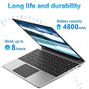 jumper Laptop with 12GB LPDDR4 256GB SSD, Intel Quad Core Celeron CPU, Laptops Computer, 14” 1080P FHD Screen, Lap Tops with Dual Speakers, HD Webcam, 256GB TF Card Expansion.