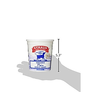 Straus Family Creamery, Non Fat Plain Yogurt, 32 oz