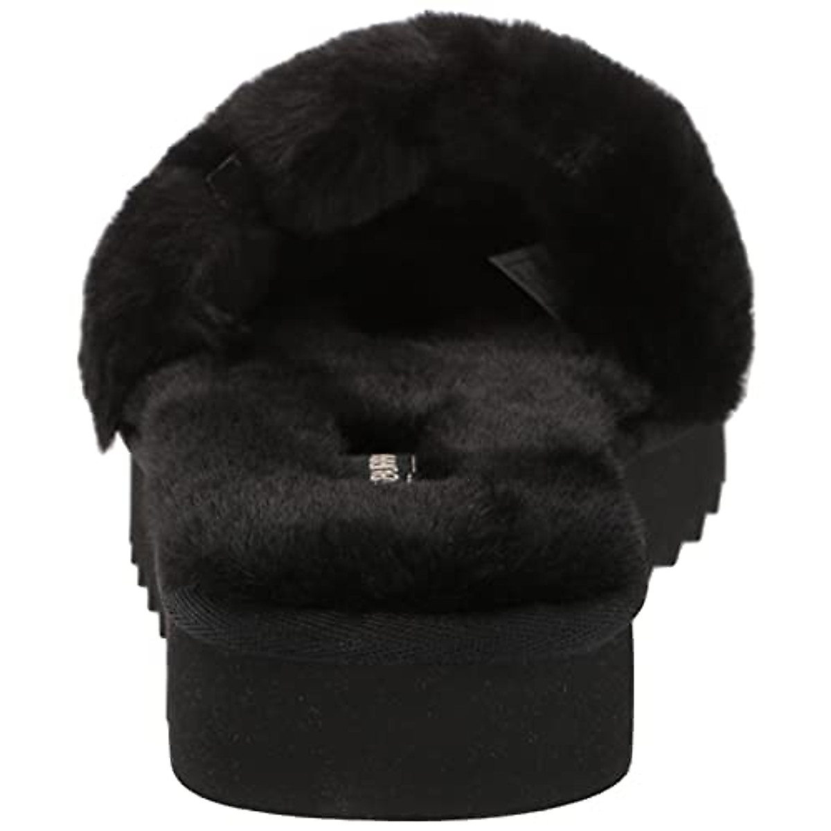 Koolaburra by UGG Women's Fuzz-AH Slipper, Black, 11