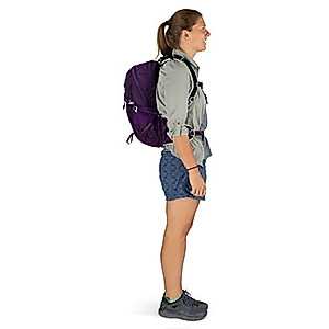 Osprey Tempest 20L Women's Hiking Backpack with Hipbelt, Stealth Black, WM/L