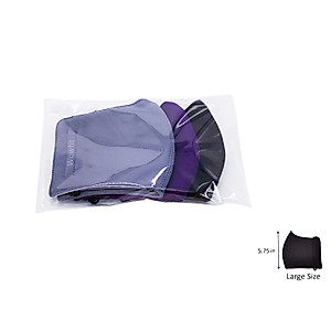 Wowfit 100 Count 6x9 Inch Clear Cellophane Plastic Bags, Resealable Self-Sealing Cello Bags Great for 6x9 Print Photos A7 A8 A9 Cards Envelopes and More