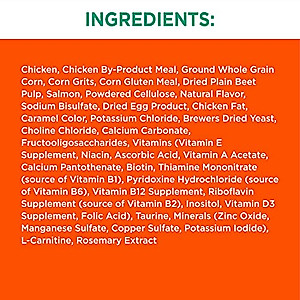 IAMS PROACTIVE HEALTH Adult Hairball Care Dry Cat Food with Chicken and Salmon Cat Kibble, 7 lb. Bag