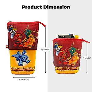 IQ LEGO Ninjago Pop Up Pencil Case - Dragon Power (53323)