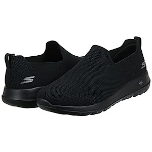 Skechers Men's Go Walk Max-Athletic Air Mesh Slip on Walkking Shoe Sneaker,Black/Black/Black,10 X-Wide US