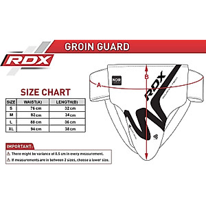 RDX Groin Protector for Boxing, Muay Thai, Kickboxing and MMA Fighting, Maya Hide Leather Abdo Gear for Martial Arts Training, Men Jockstrap Abdominal Guard for Sparring, Taekwondo and Grappling