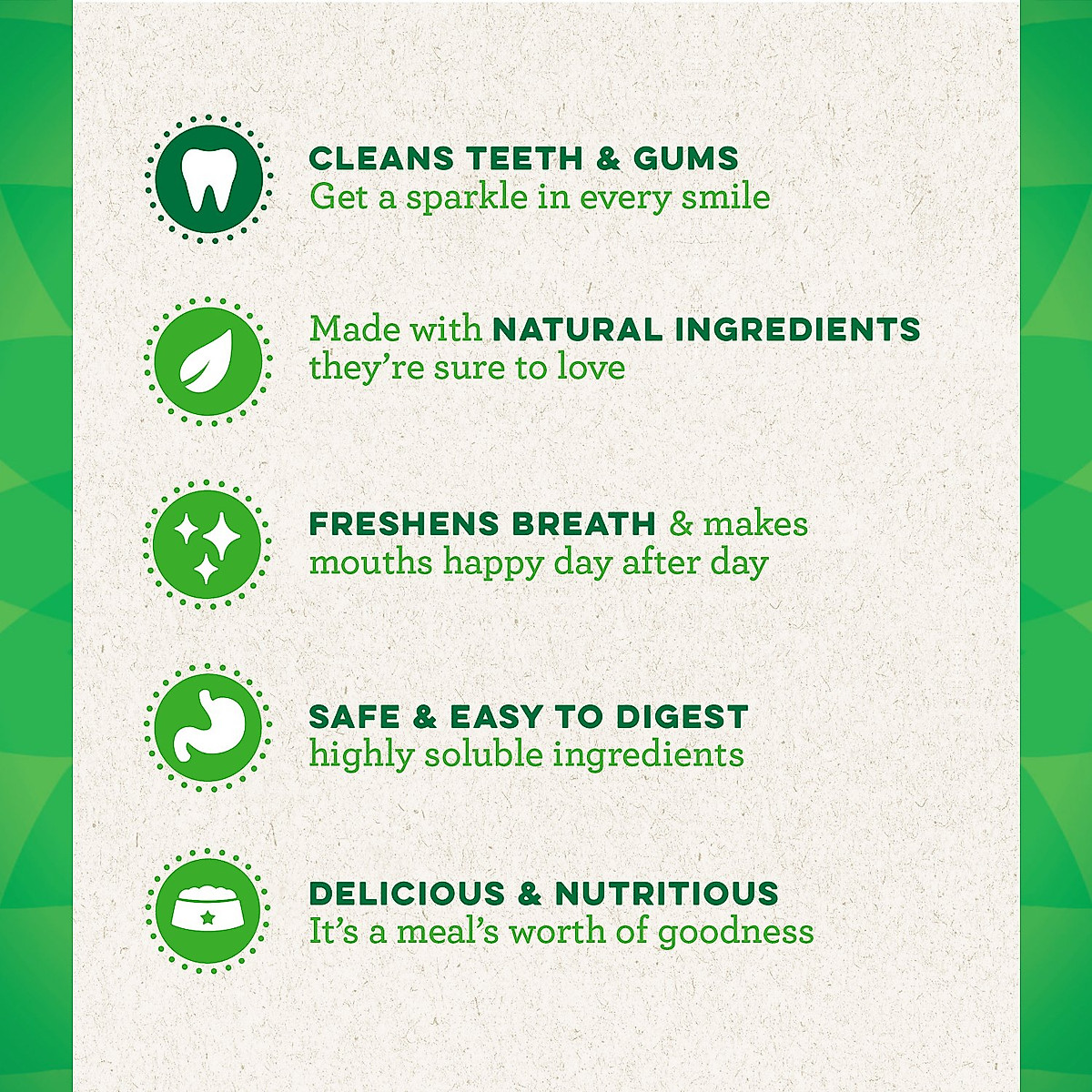 GREENIES Original Large Dog Dental Chews - 12 Ounces 8 Treats