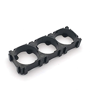 Bestol 100pcs 2X Cell/3xCell 21700 Battery Holder Bracket Cell Safety Anti Vibration Plastic Brackets for 21700 Batteries (3X21700 Cell)