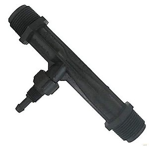 Mazzei (1583A-PP) Gas/Liquid Injector - Polypropylene Black 1.5" MNPT