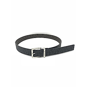 Michael Kors Women's 30mm Reversible MK Logo Monogram Synthetic Leather Belt, Black To Brown (M)