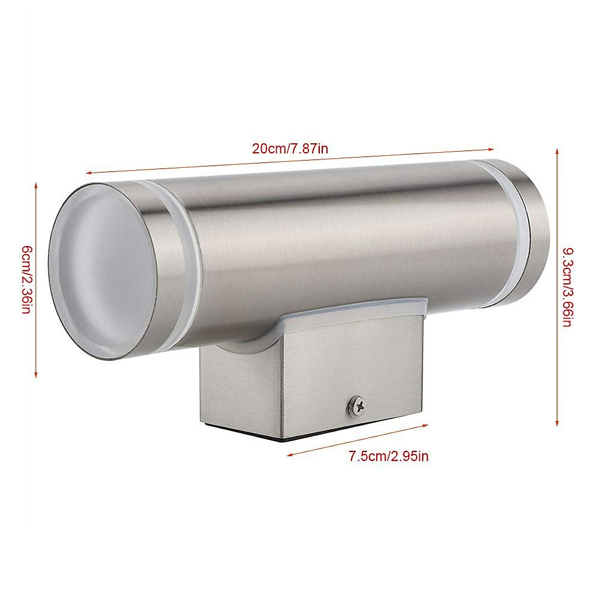 LED Wall Light ，1Pc Up and Down Wall Light Indoor Outdoor Home Garden Lawn Decor Lamp LED Bulbs Included