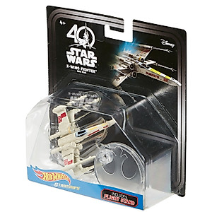 Hot Wheels Star Wars Starships 40th Anniversary X-Wing 5 Vehicle, Red