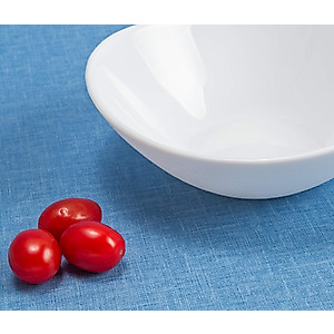 Bormioli Rocco Prometeo 6" Opal Glass Small Bowls, White, Set of 12