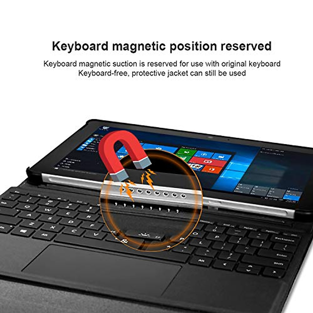 Protective Case for Microsoft Surface Pro 7 / Pro 6 / Pro 5 / Pro 4 with Pen Holder, Multiple Angle Polyester Slim Light Shell Cover,Compatible with Type Cover Keyboard (12.3 inch, Dark Grey)