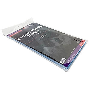 BCW Thick Silver Age Comic Bags - 100 ct | Archival Quality, Acid-Free Protection for Silver Age Comic Books | 7 1/4 x 10 1/2 inches Comic Collection Storage Comic Books Bags