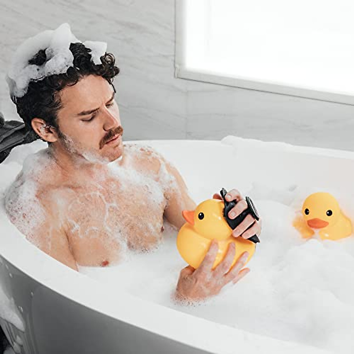 MANSCAPED® The Body Buffer Premium Silicone Scrubber for Nourishing, Cleaning & Exfoliating Your Skin - Lather Boosting Bristles with Ergonomic No-Slip Handle, Long-Lasting & Easy to Clean (1-Pack)