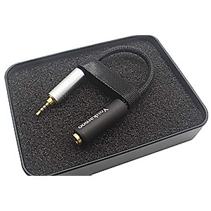 Youkamoo [ 2.5mm Male ] 2.5mm Male to 4.4mm Female 8 Core Silver Plated Headphone Earphone Audio Adapter Cable New in Box 2.5mm Balanced to 4.4mm Balanced [ 4.4mm Female ]